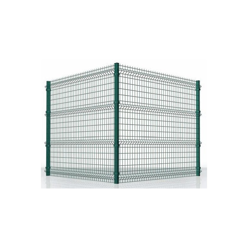 Paneles de Malla Plegada o Malla tipo Hércules, galvanizada o plastificada